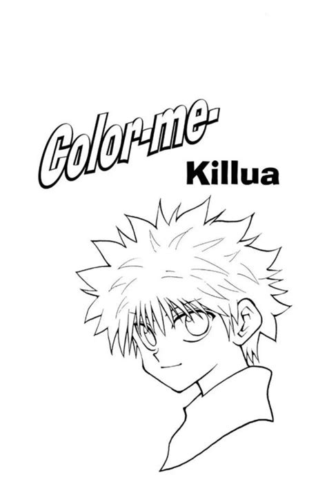 Color Me Killua Hunter X Hunter Killua Hunter