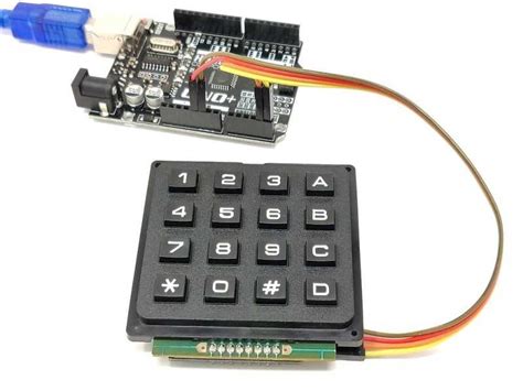 4x4 Keypad Arduino Pinout How To Connect A Keypad To An Arduino Board