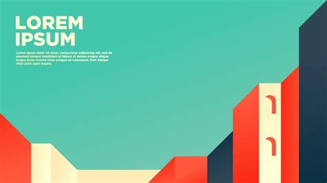 Premium Vector Abstract Geometric Background Gradient Representation Of Architecture