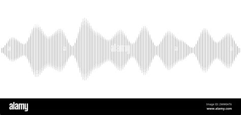 Seamless Sound Wave Pattern Audio Waveform For Radio Podcast Music