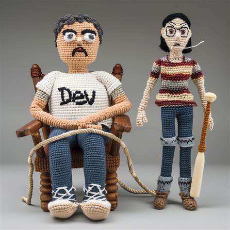 Premium Photo A Lego Man And A Woman Are Sitting On A Chair