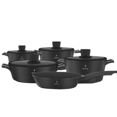 Berllong გრანიტის ქვაბის ნაკრები 5 ცალი Veli Store