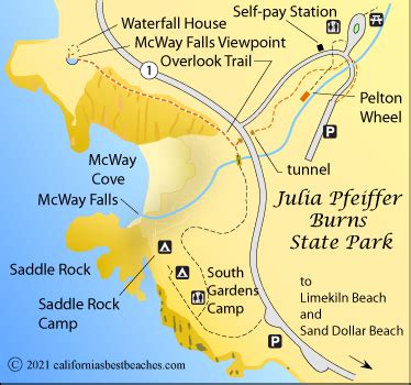 Julia Pfeiffer Burns State Park Map