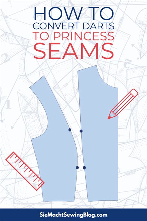 How To Convert Any Bodice Darts Into A Princess Seam Sie Macht