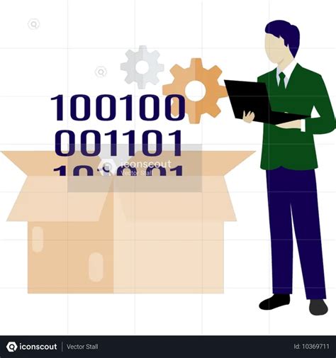 Boy Setting For Coding File Illustration Free Download Miscellaneous