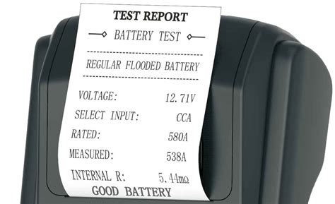 Electronic Battery Tester And Analyzer With Built In Thermal Printer