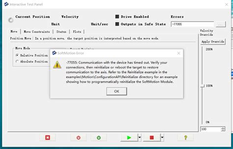 ni crio9049 and kollmorgen drive communication problems labview