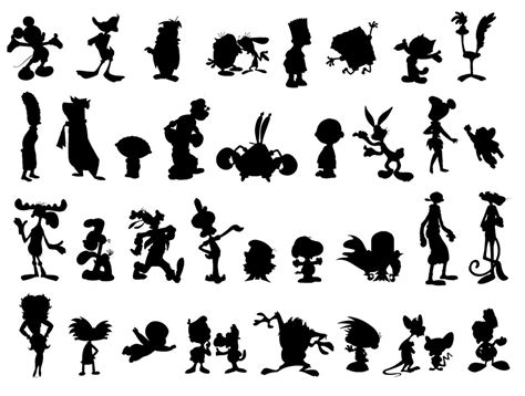 Cartoon Silhouettes Via200804ca Flickr