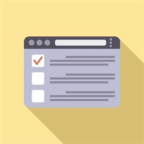 Premium Vector Browser Icon Flat Vector Computer Window Internet Interface