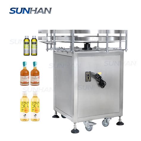 Small Desktop Plastic Glass Bottle Sorting Machine Bottle Turntable Ma