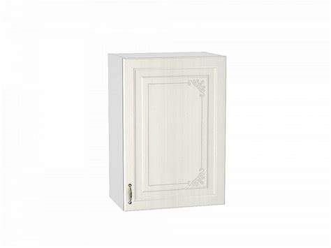 Шкаф верхний с 1 ой дверцей Виктория Белый сандал Белый 716х500х318 купить в СПб по цене 2 605