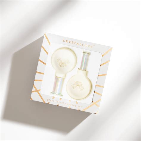 Crystallove Glass Facial Cupping Set Set Di Strumenti Per Il Massaggio