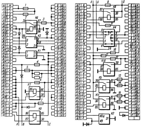 Схема монтажного блока ваз 2109 карбюратор Eva
