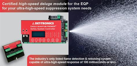The Industrys Only Listed Flame Detection And Releasing System Capable Of Ultra High Speed