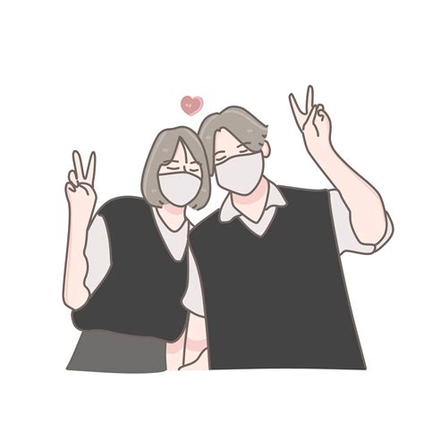 ผลงาน รับวาดรูปมินิมอลสไตล์เกาหลี