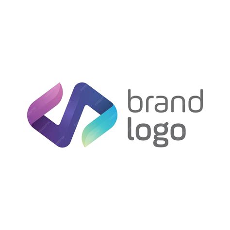 Premium Vector Code Logo Coder Company Logo