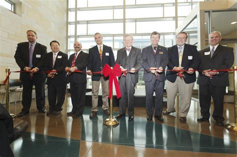 More Than 100 Celebrated Completion Of New Electroscience Lab Building