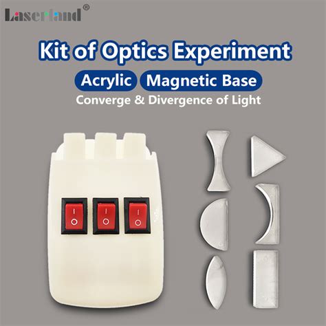 Laserland Magnetic Physics Optical Optics Experiment Kit Linear Light Reflector Refraction Prism
