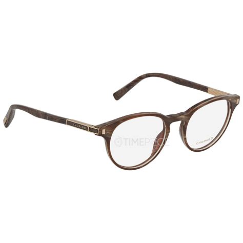 Chopard Demo Round Unisex Eyeglasses Vch222 0ams 49
