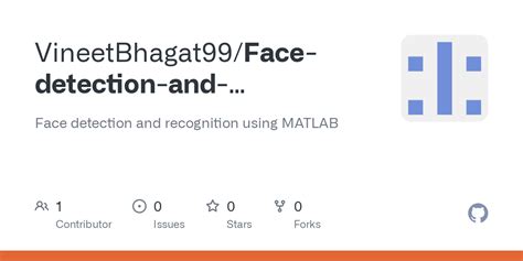 Github Vineetbhagat99face Detection And Recognition Matlab Face