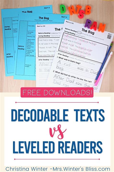 Decodable Texts Vs Leveled Readers Artofit