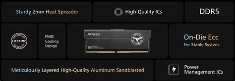 Ram Xtreem Ddr5 Desktop Memory Black 32gb2x16gb 8000mhz Cl38