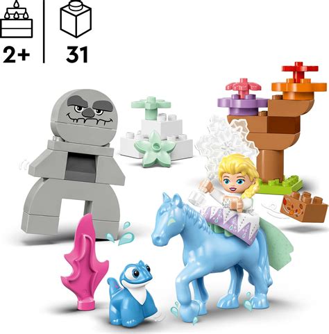 Lego Duplo Disney Elsa And Bruni In The Enchanted Forest Imagination Toys