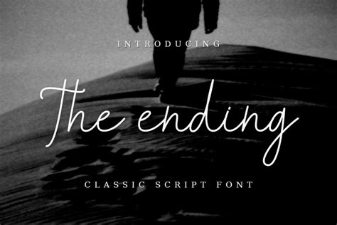 The Ending Font Dafont Free