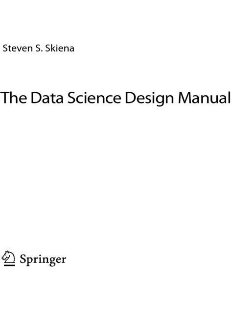 Data Science Design Manual Skiena Pdf Correlation And Dependence