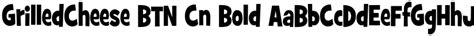 Grilledcheese Btn Font Download Free For Desktop And Webfont