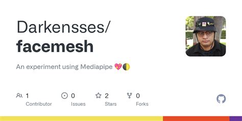 Github Darkenssesfacemesh An Experiment Using Mediapipe 💖🌓