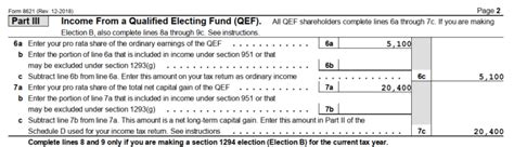 Qualified Electing Fund QEF