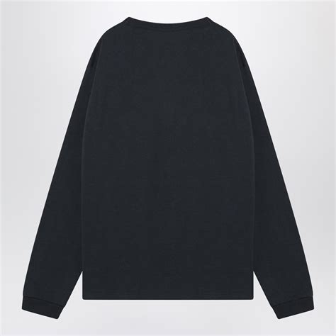 Champion Navy Blue Long Sleeved T Shirt Thefeinheit