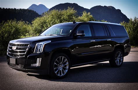 Cadillac Escalade Esv Black Luxury Limo Rental Vancouver