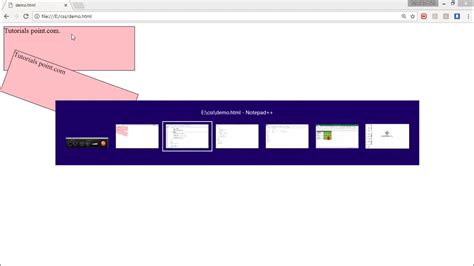 Css 3 2d Transform Youtube