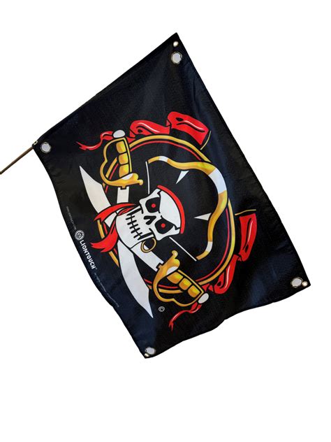 Captain Cross Pirate Flag Durable High Quality Pirate Symbol Liontouch