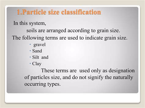 Classification Of Soils PPTX