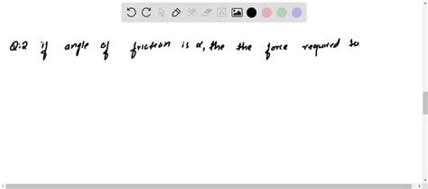 SOLVED A block of mass m is pushed by a force F as shown in figure making angle θwith vertical