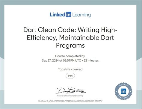 harney jenifar r s on linkedin dart cleancode linkedinlearning