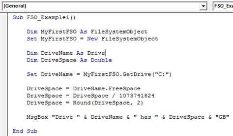 Filesystemobject Vba Reference