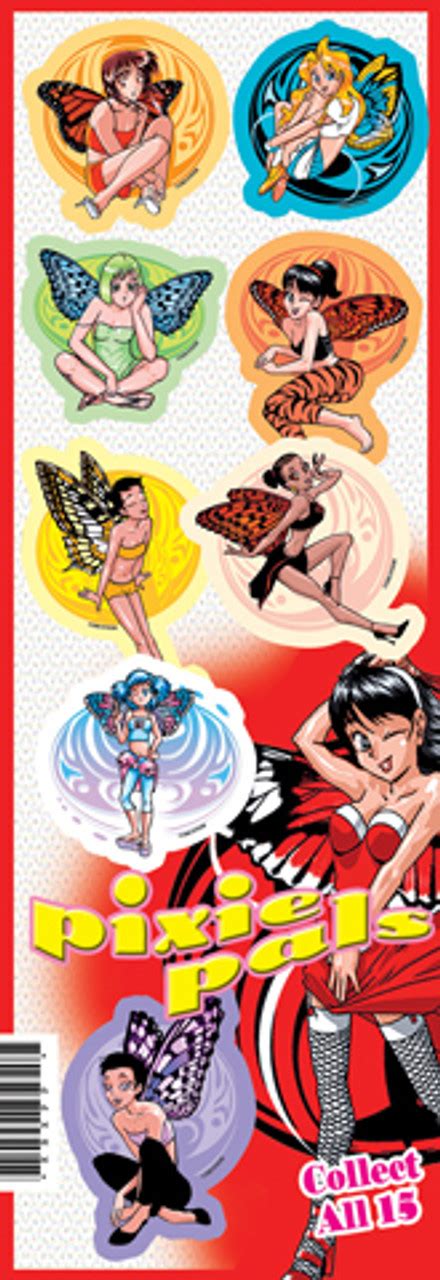 Pixie Pals Vending Stickers