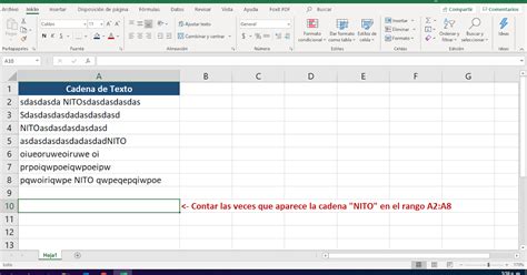 Finanzas excel vba sql y algo más Contar las Ocurrencias de una Cadena de Texto Dentro