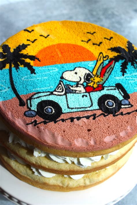 Snoopy Happy Birthday Cake