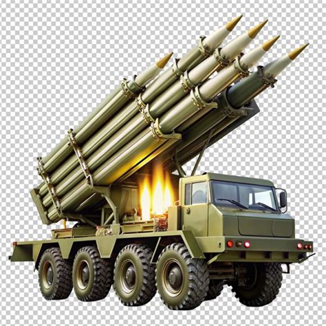 Multiple Launch Rocket System Premium Ai Generated Psd