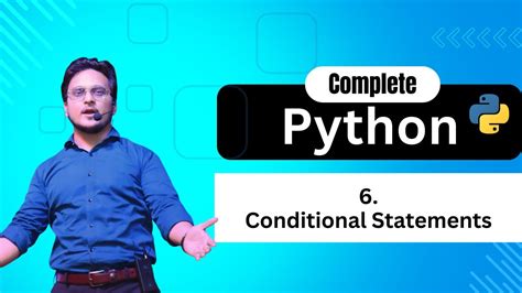 Conditional Statements In Python Python Tutorials Lecture6 Pythonprogramming