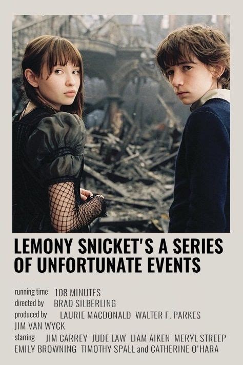 Lemony Snickets A Series Of Unfortunate Events Alternative