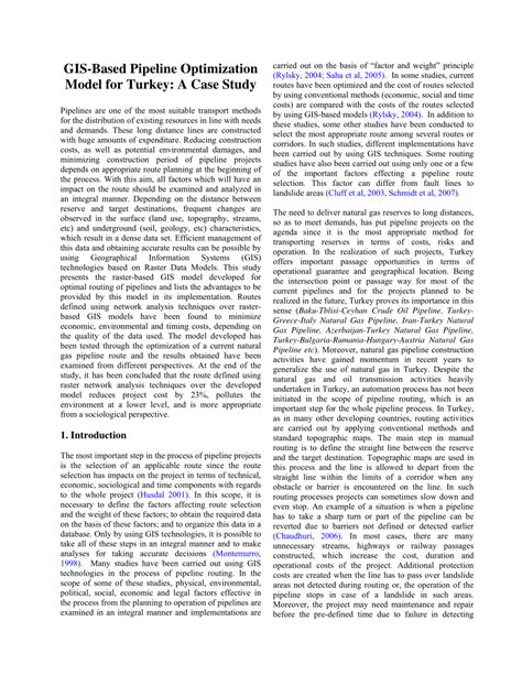 Pdf Raster Based Gis Data Guide Economic Pipeline Construction