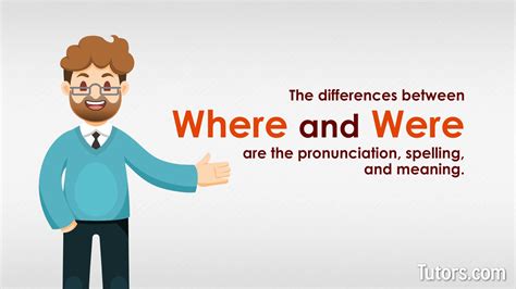 Where Vs Were — Differences Use And Examples