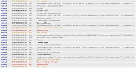 Modbus Timeout Causes Connection Termination Issue IoBroker IoBroker Modbus GitHub
