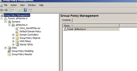 All4Techie Active Directory Group Policy I